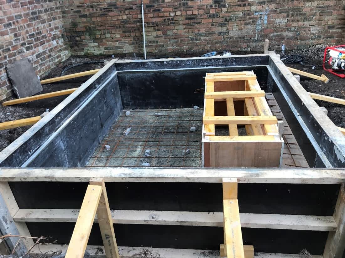 Construction of Concrete Plinth at Mount Vernon - MCS