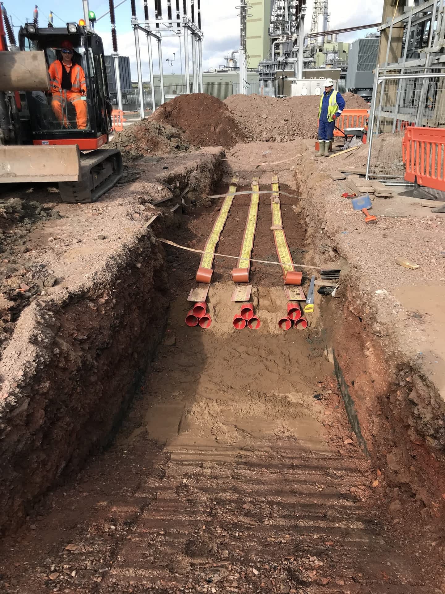 Cable Trough Grangemouth Substation - MCS