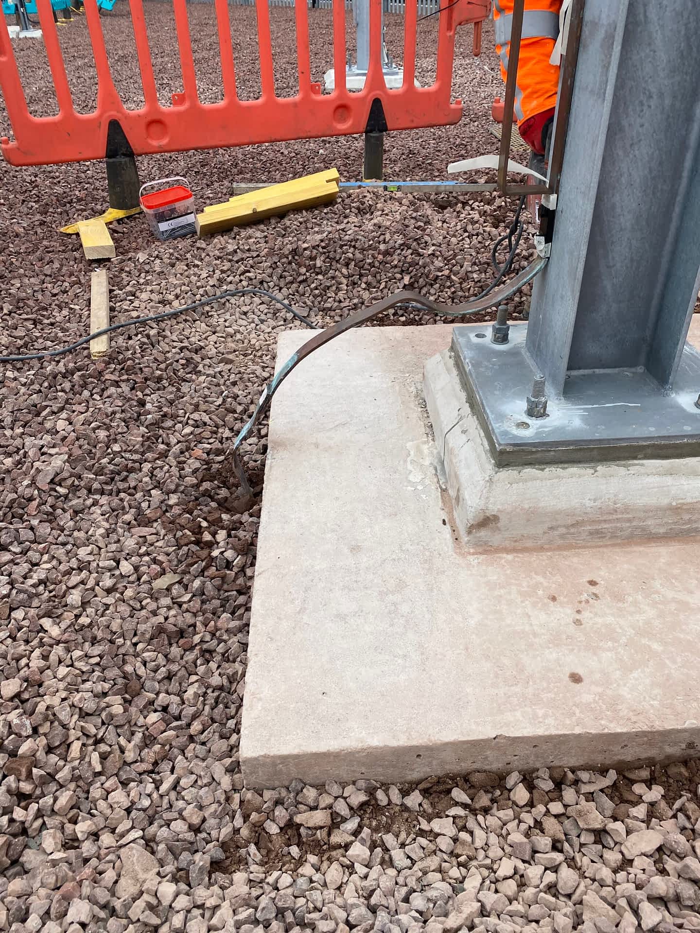 Extension to Concrete Plinth at Douglas North Substation - MCS